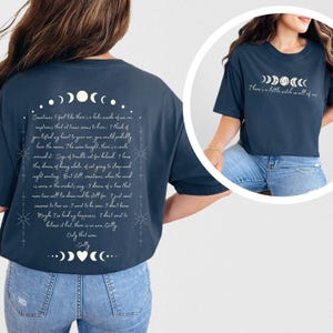 Practical Magic Sally's Letter to Gilly Comfort Colors Shirt, Oversized ...