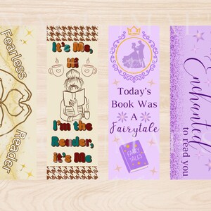 Printable Bookish Era Bookmark, Digital Printable Bookmarks, DIY ...