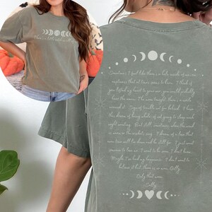 Practical Magic Sally's Letter to Gilly Comfort Colors Shirt, Oversized ...