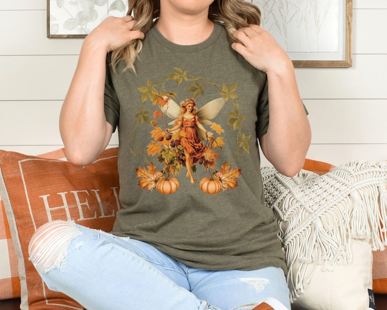 Vintage Fairycore Shirt, Whimsical Fairy Tshirt, Cottagecore T Shirt ...