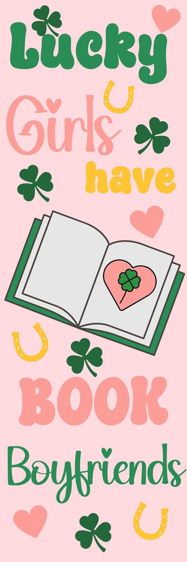 Printable St. Patrick's Day Bookmark, Digital Printable Bookmarks, DIY ...
