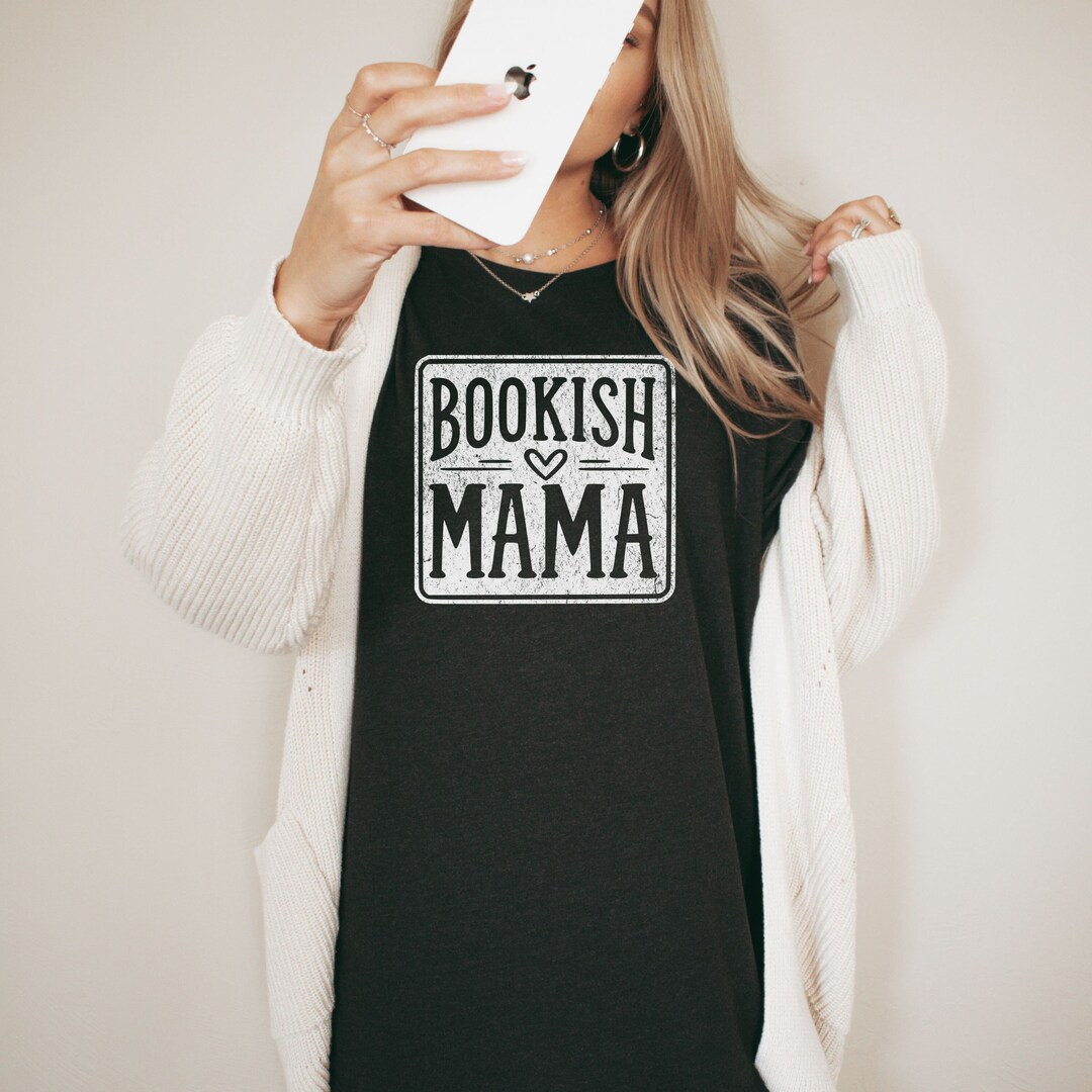 Bookish Mama Shirt, Bookish Shirt, Vintage Book Lover Shirt, Romance Reader, Bookish Gift, One ...