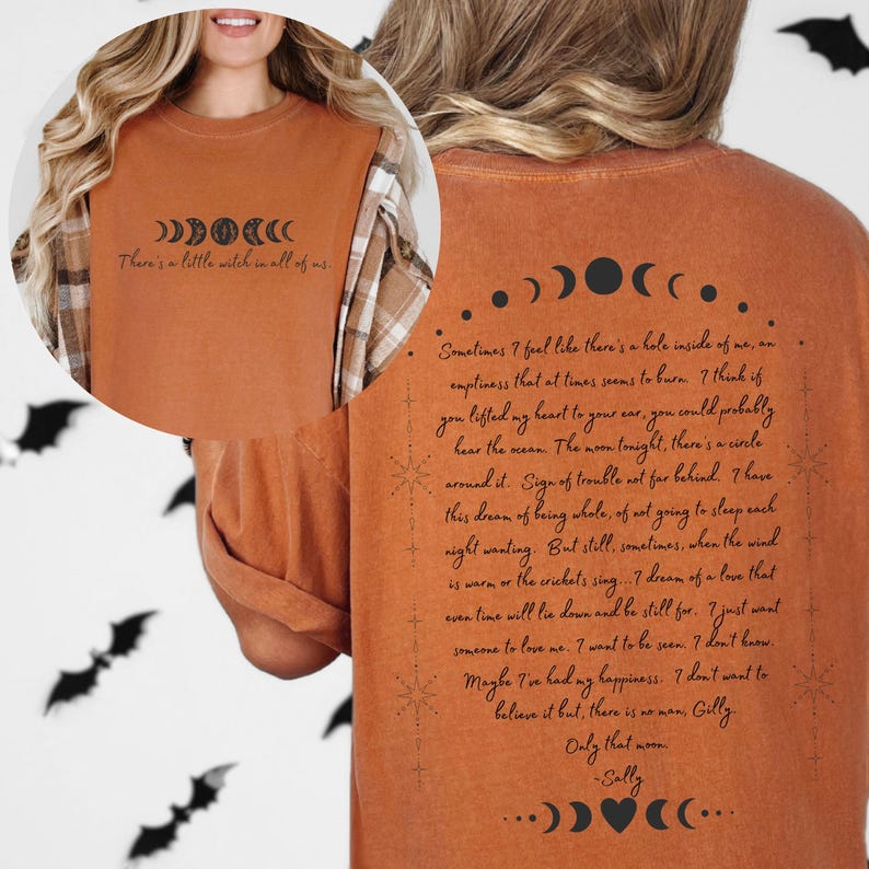 Practical Magic Sally's Letter to Gilly Comfort Colors Shirt, Oversized ...