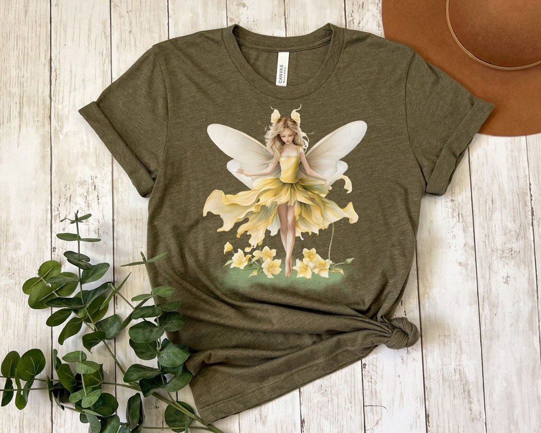March Birth Flower Daffodil Fairy, Birth Flower Gift, Birth Month ...