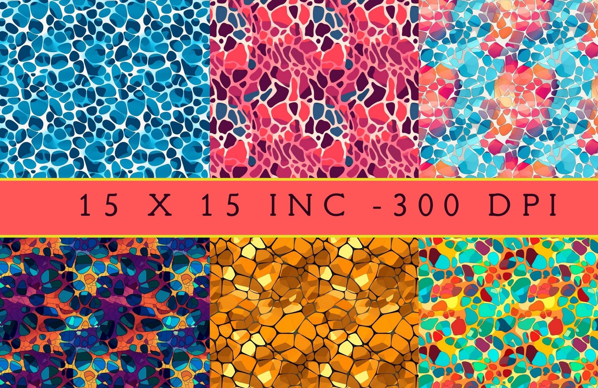 Voronoi Seamless Pattern Digital Art Tessellation - Etsy