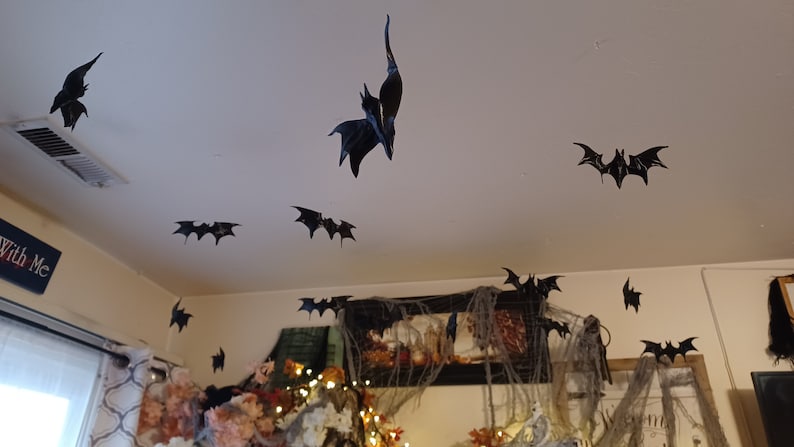 Hanging Vampire Bats | Bundle | Halloween | 3D Printed - Etsy