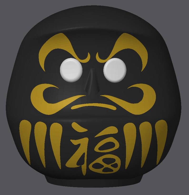 3D Printed Daruma Doll | Japanese Wishing Doll | New Years | Goal ...