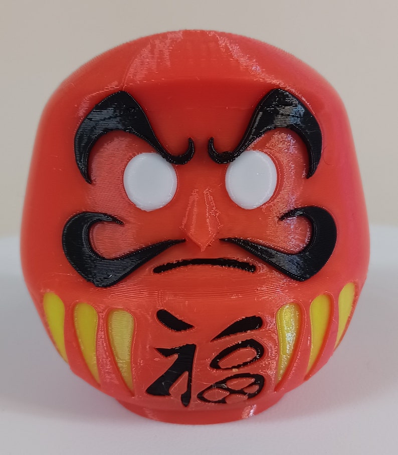 3D Printed Daruma Doll Japanese Wishing Doll New Years - Etsy