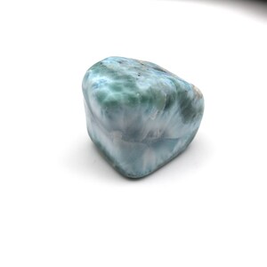 Larimar Gemstone, Ocean Blue Larimar Specimen, Magnificent Shape and ...