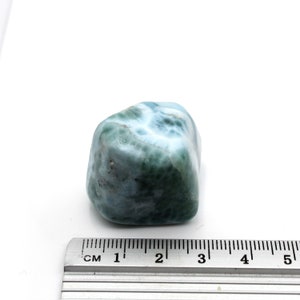 Larimar Gemstone, Ocean Blue Larimar Specimen, Magnificent Shape and ...