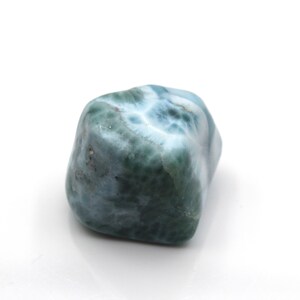 Larimar Gemstone, Ocean Blue Larimar Specimen, Magnificent Shape and ...