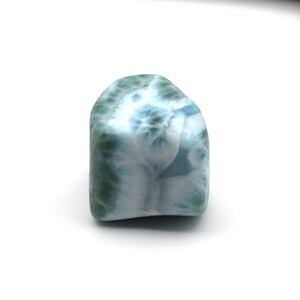 Larimar Gemstone, Ocean Blue Larimar Specimen, Magnificent Shape and ...