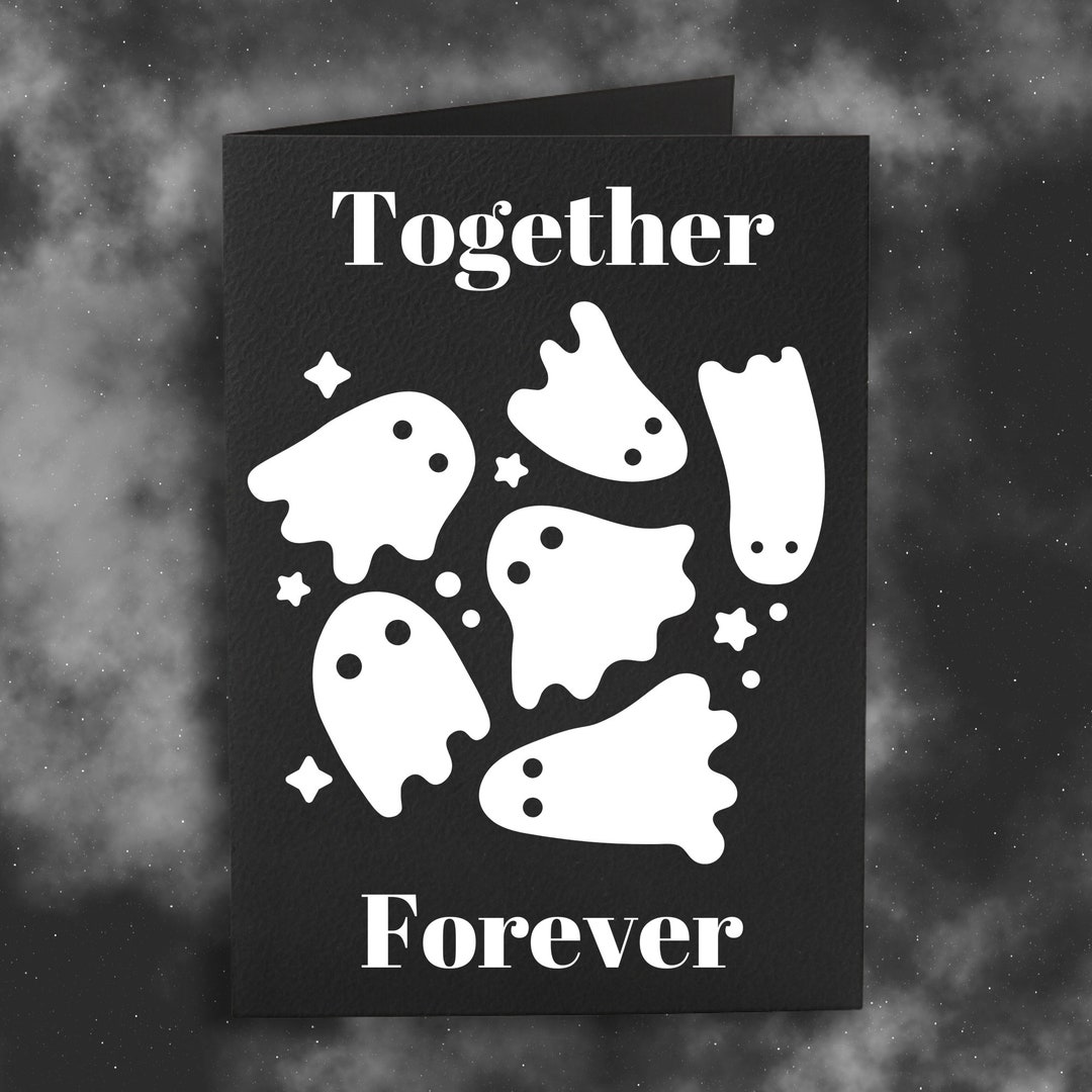Spooky Greeting Card, Goth Greeting Card, Blank Inside Card, A6 ...