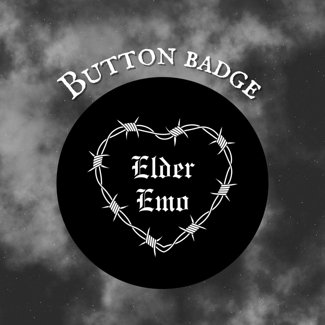 Spooky Pin Buttons, Elder Emo, Goth Pins, Spooky Badges, Gothic Gifts ...