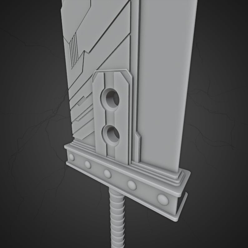 GAMETOYS 1/6 Buster Sword 3D Model Replica STL - Etsy