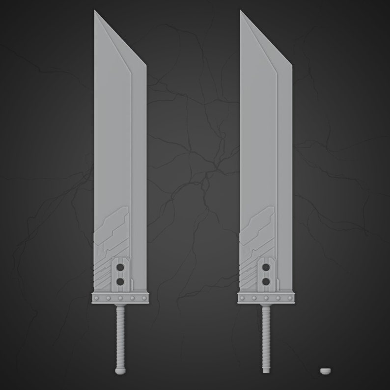 GAMETOYS 1/6 Buster Sword 3D Model Replica STL - Etsy