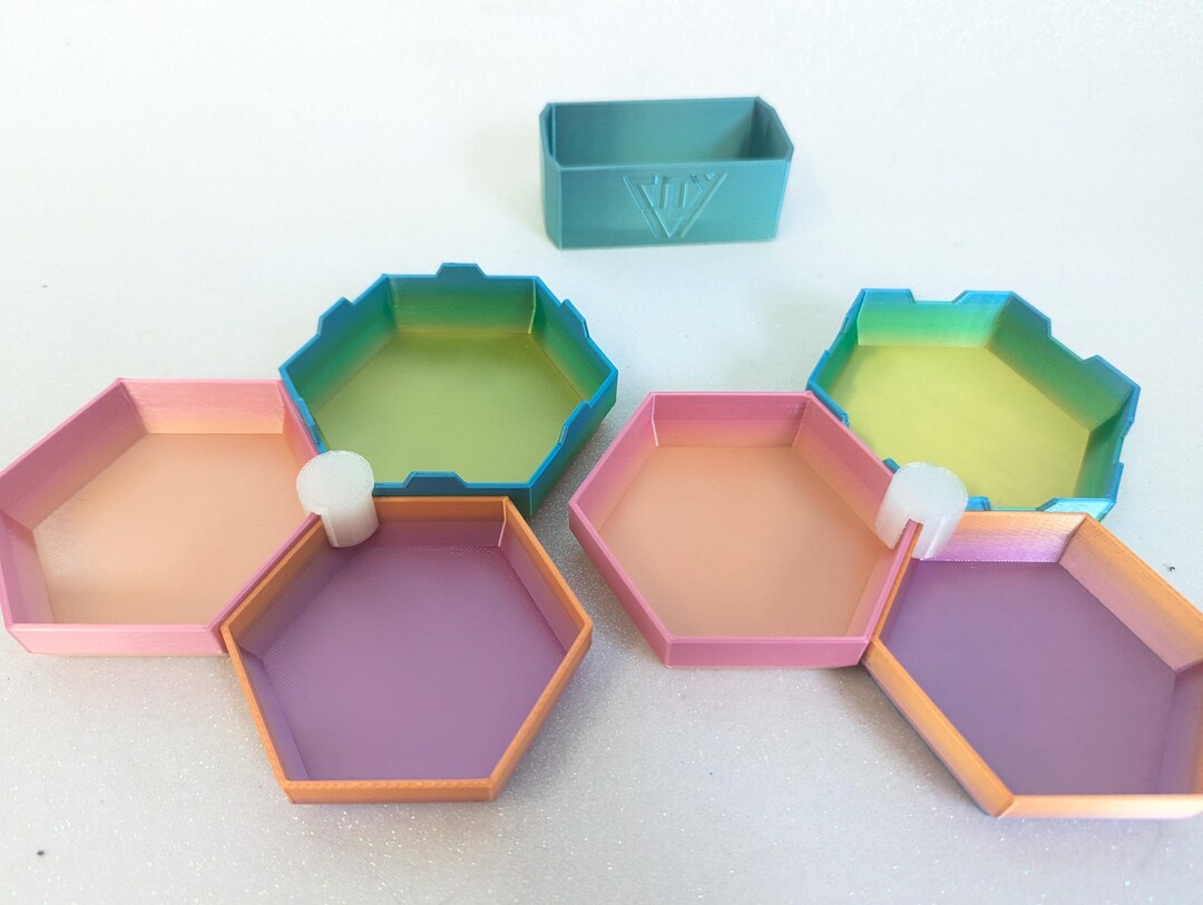 Pocket Trays Stackable Token Counter Board Game Accessory Pot city 17 ...