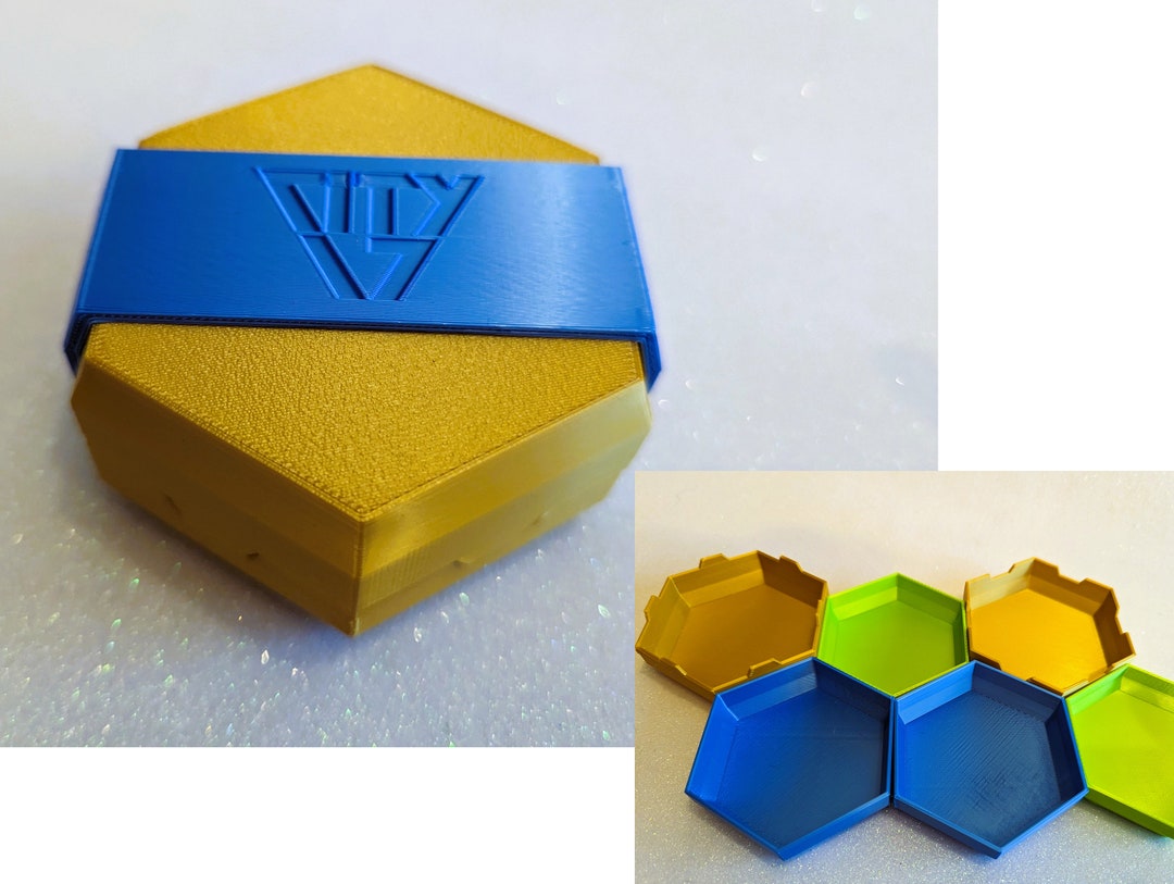 Pocket Trays - Stackable Token Counter Board Game Accessory (city 17 ...