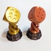 D6 Dice Trophy Ornament Gold Silver Copper Board Game Accessories (city ...