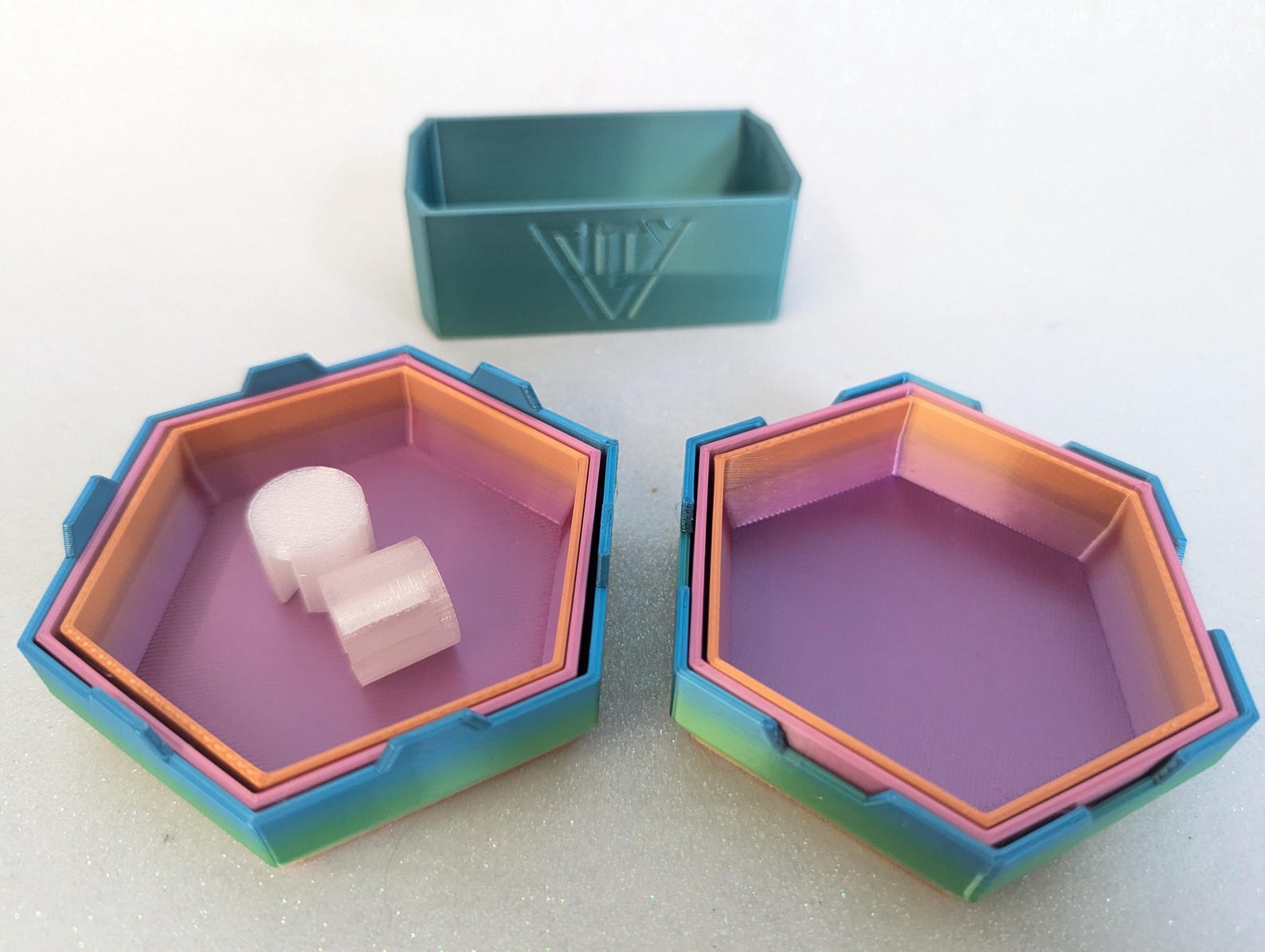 Pocket Trays Stackable Token Counter Board Game Accessory Pot city 17 ...