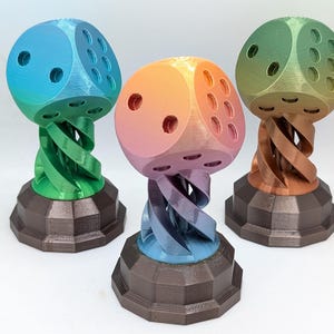 D6 Dice Trophy Ornament Board Game Accessories Winner 1st Player (city ...