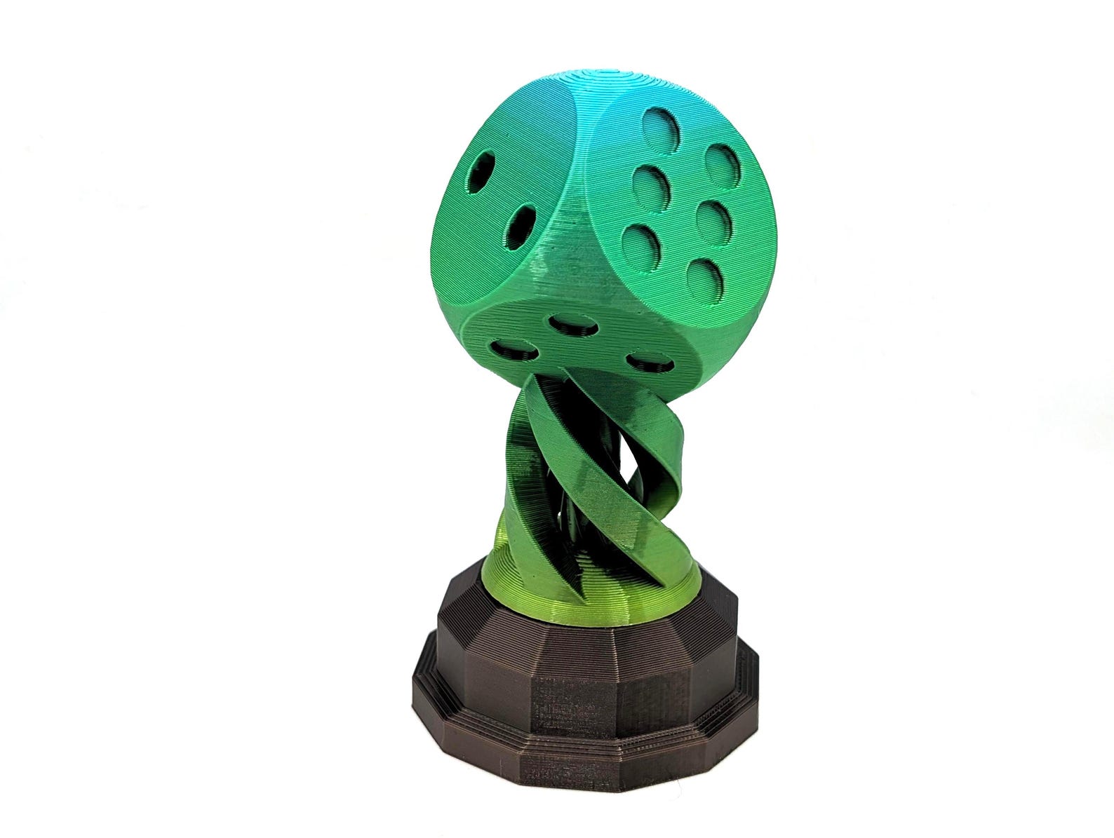 D6 Dice Trophy Ornament Board Game Accessories Winner 1st Player (city ...