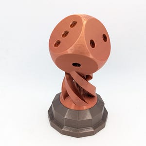 D6 Dice Trophy Ornament Board Game Accessories Winner 1st Player (city ...