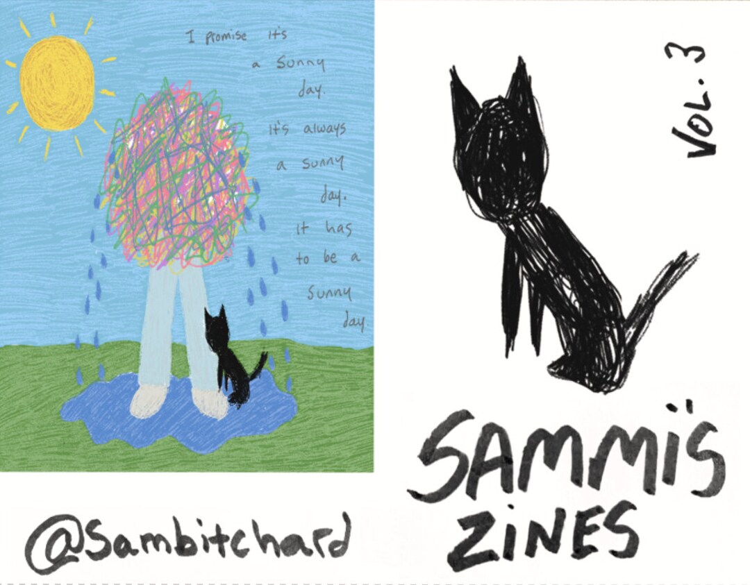 Drawing Art Zine - Sammi's Zines Vol. 3 - Etsy