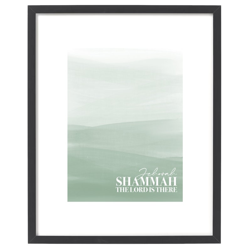 JEHOVAH SHAMMAH: the Lord is There Digital Print - Etsy