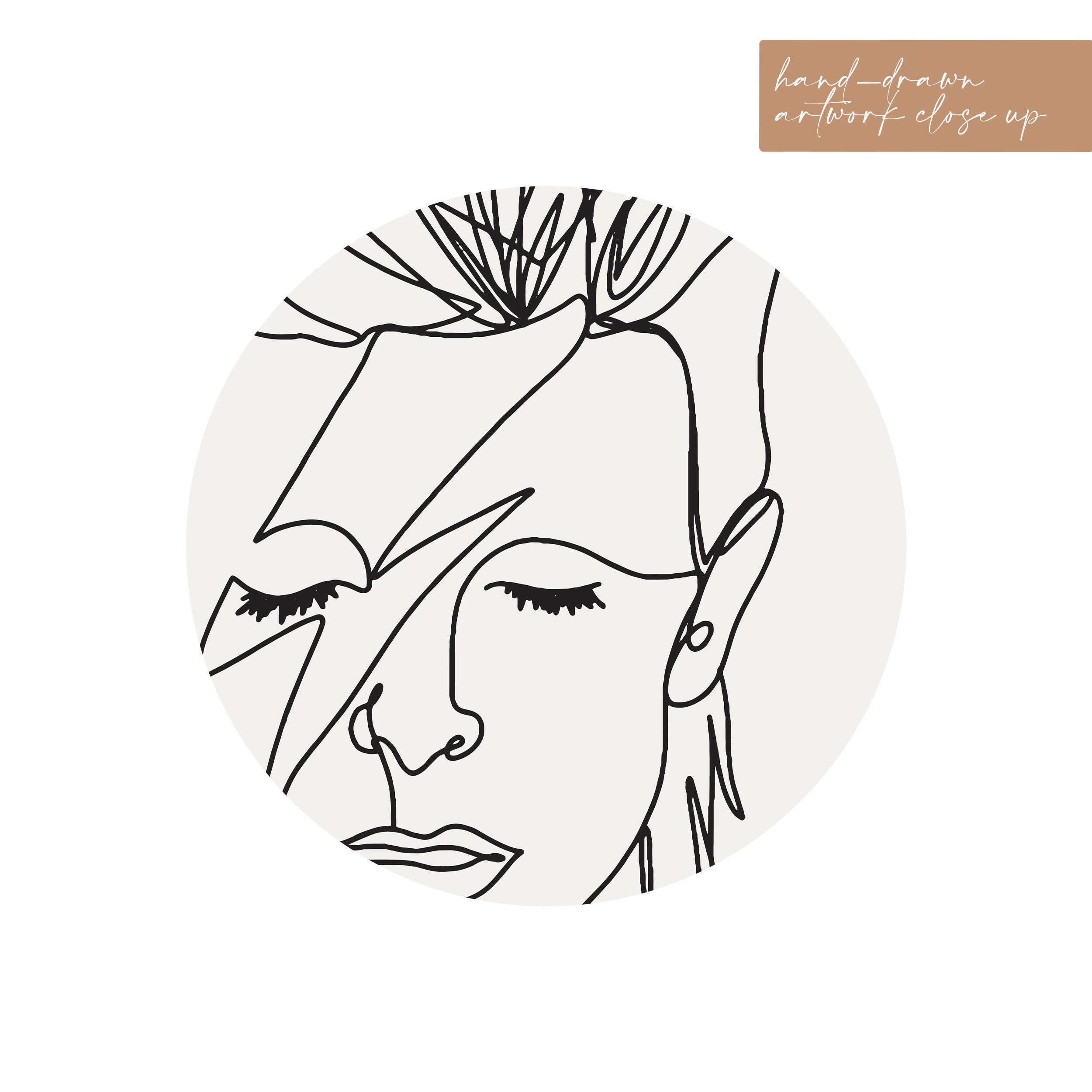 David Bowie Line Art | Music Art | Modern Printable Wall Art ...