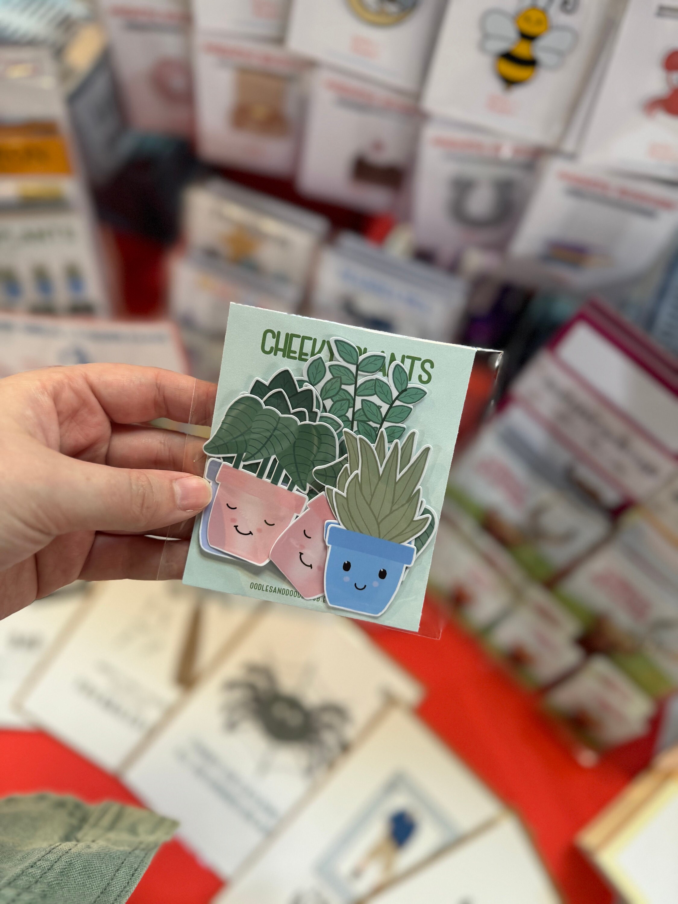 Cheeky Plants Sticker Pack Cute Stickers Kindle Stickers - Etsy