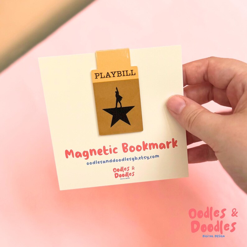Hamilton Inspired Magnetic Bookmark: Musical Theatre Gift - Etsy