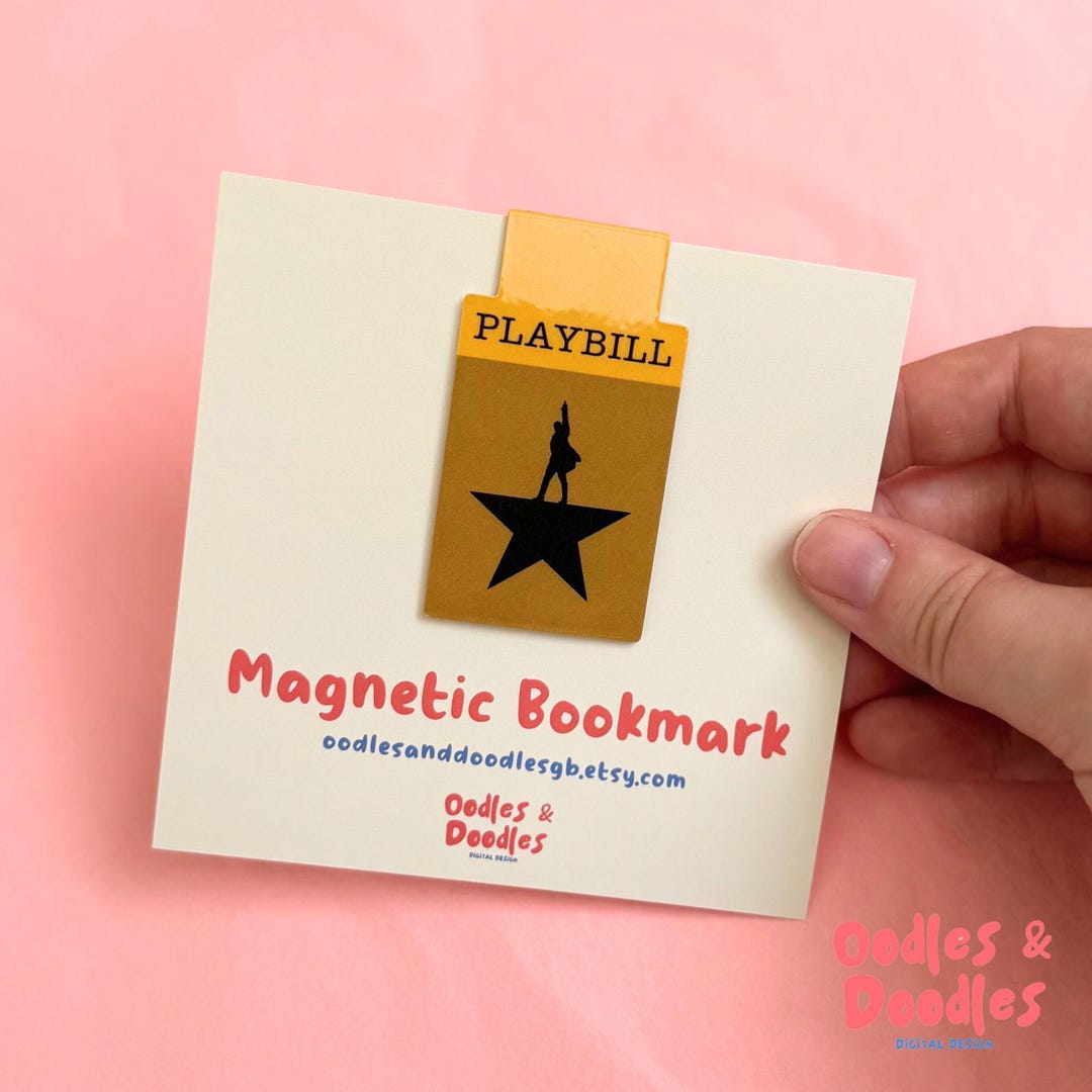 Hamilton Inspired Magnetic Bookmark: Musical Theatre Gift - Etsy