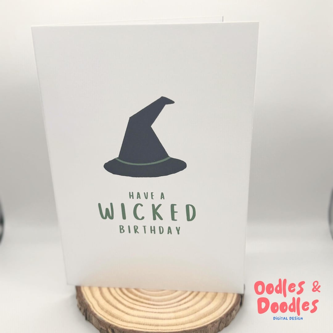Wicked Inspired Birthday Card | Card for Him | Card for Her | Musical ...
