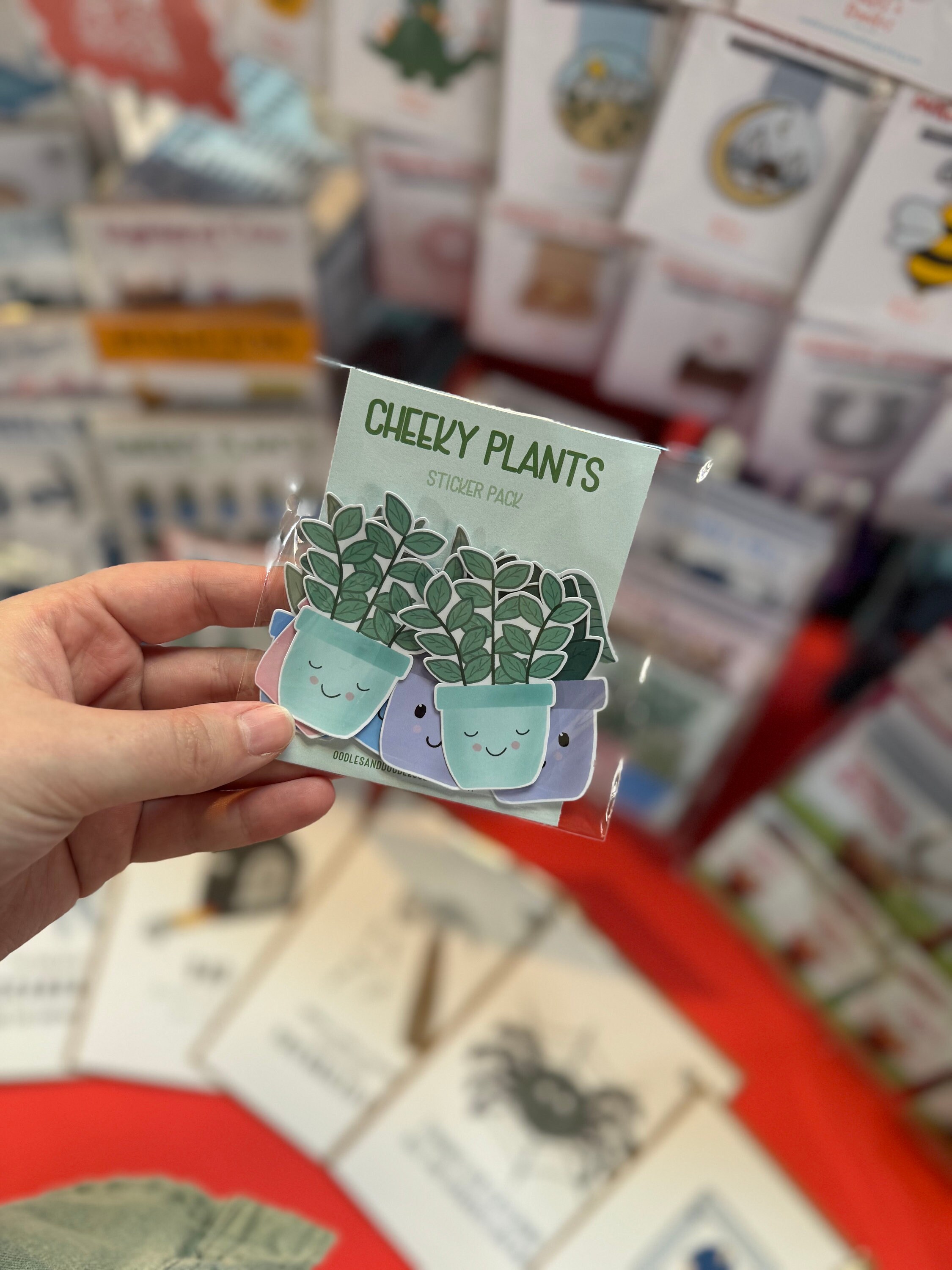 Cheeky Plants Sticker Pack Cute Stickers Kindle Stickers - Etsy