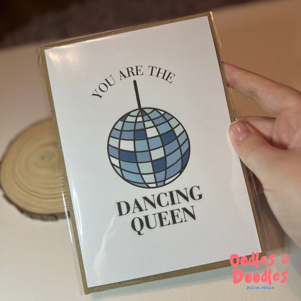 Dancing Queen Birthday Card - Etsy