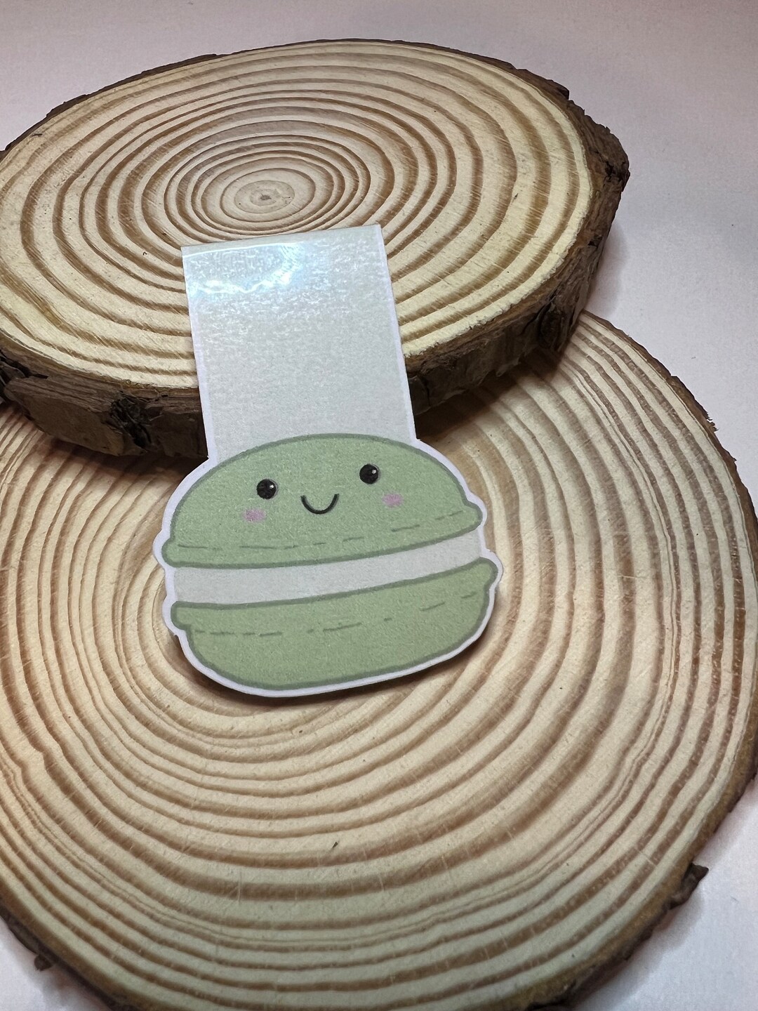 Green Macaron Magnetic Bookmark Page Marker Bookmark Sweet Treats ...