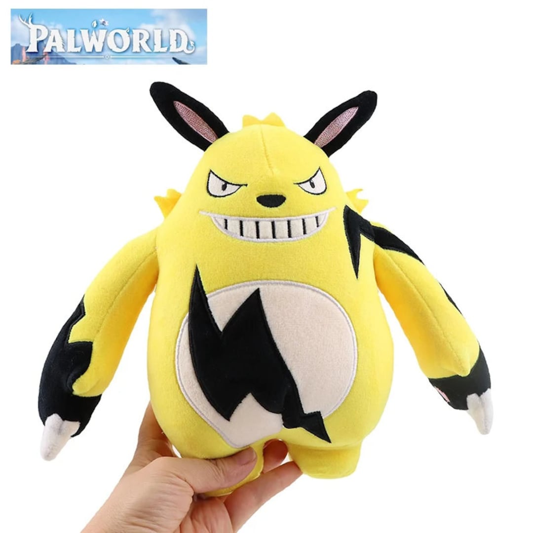 25cm Palworld Stuffed Plush Toys Kawaii GRIZZBOLT Game for Him Palworld ...