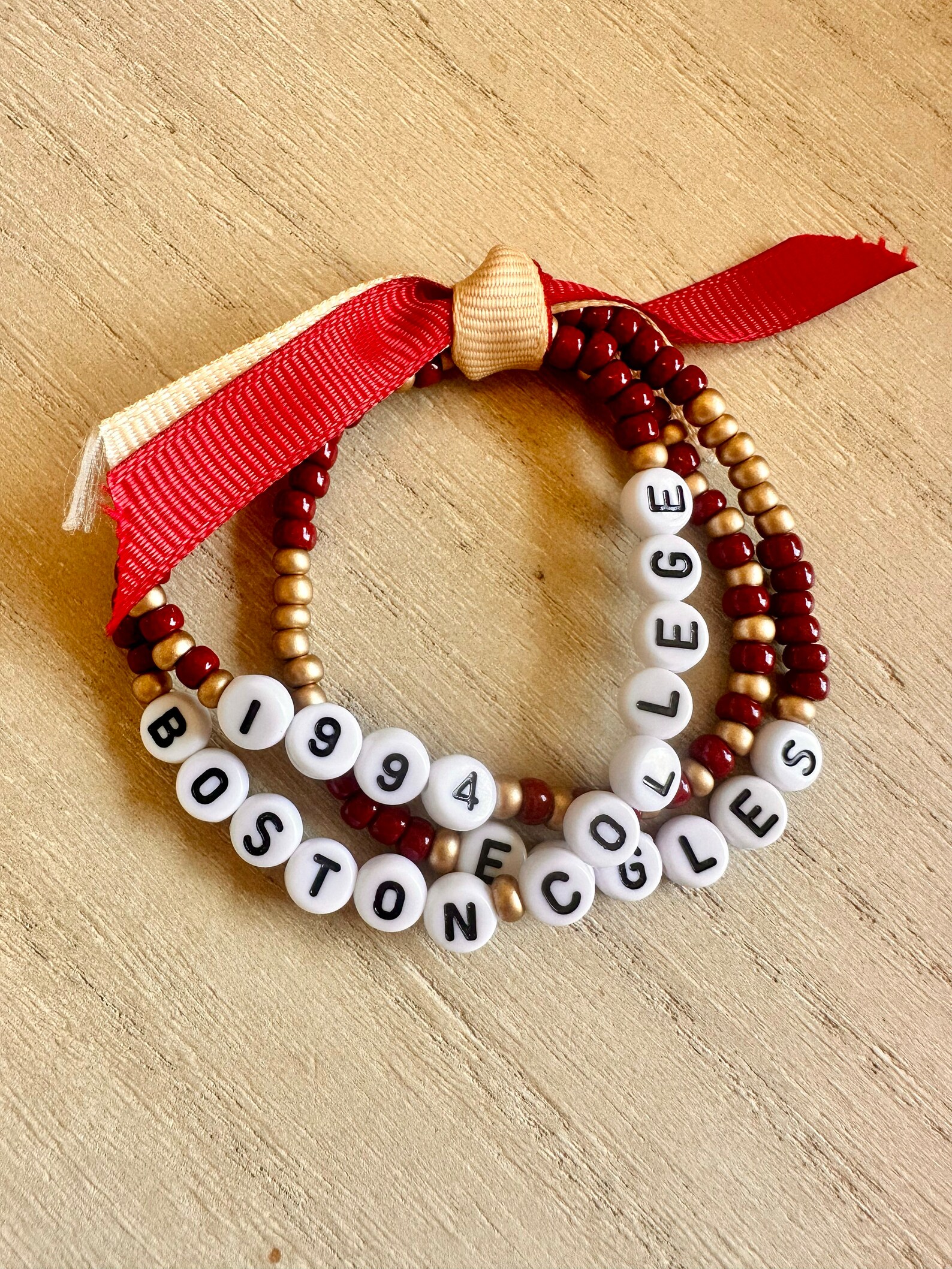 Reunion College Bracelet Custom Bracelet University Personalize Year ...