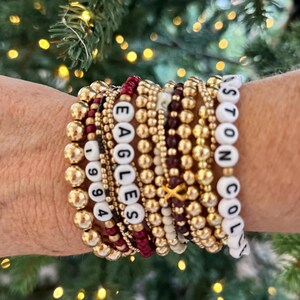 Reunion College Bracelet Custom Bracelet University Personalize Year ...