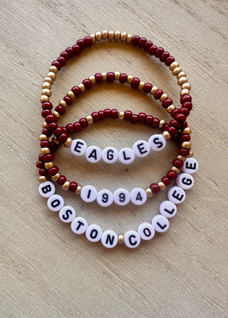 Reunion College Bracelet Custom Bracelet University Personalize Year ...