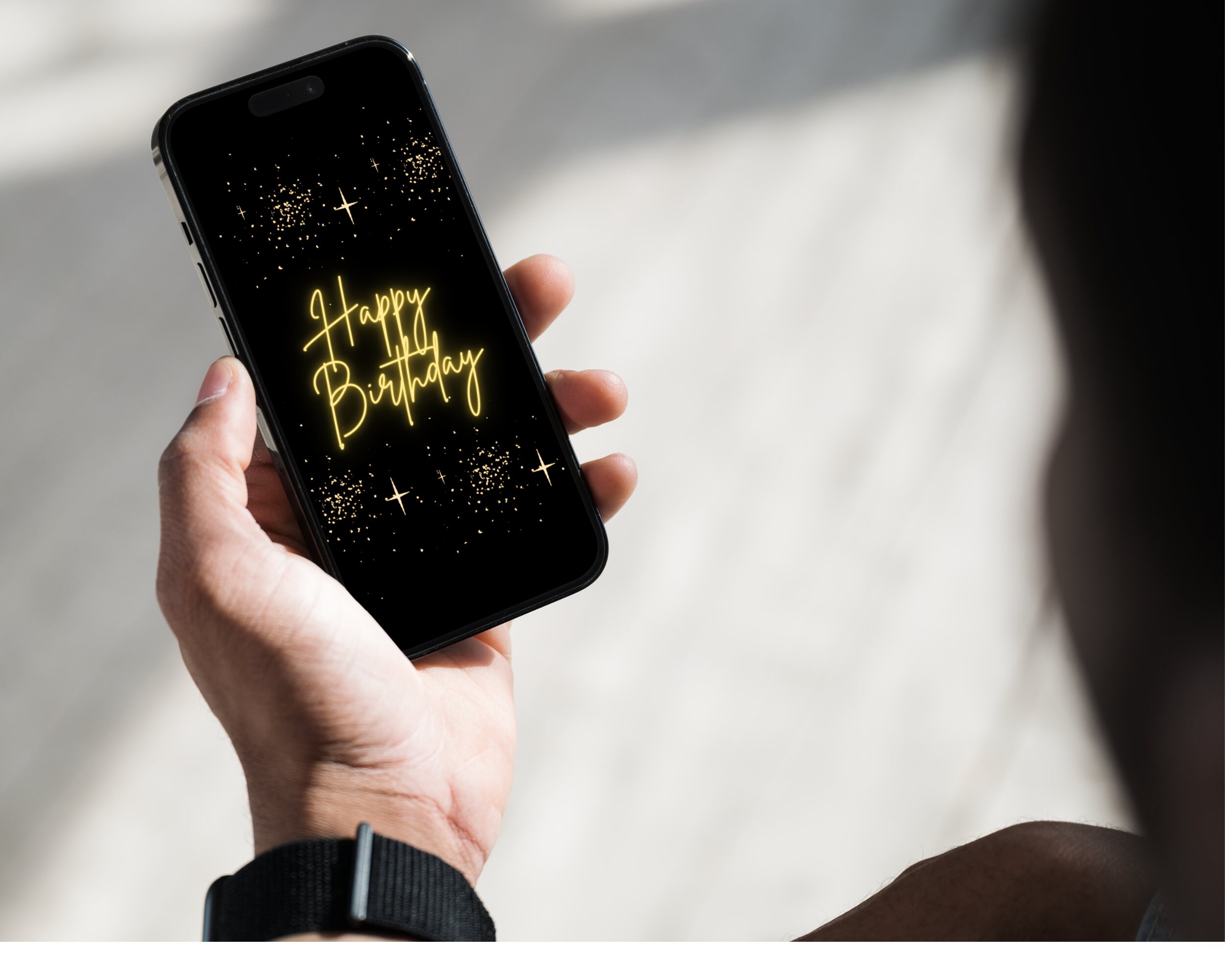 Animated Happy Birthday E-card Template, Electronic Video E-card ...