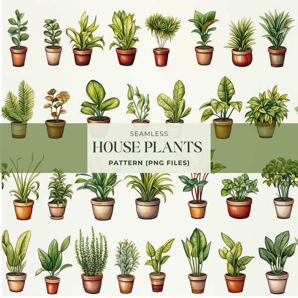House Plants Print - Etsy