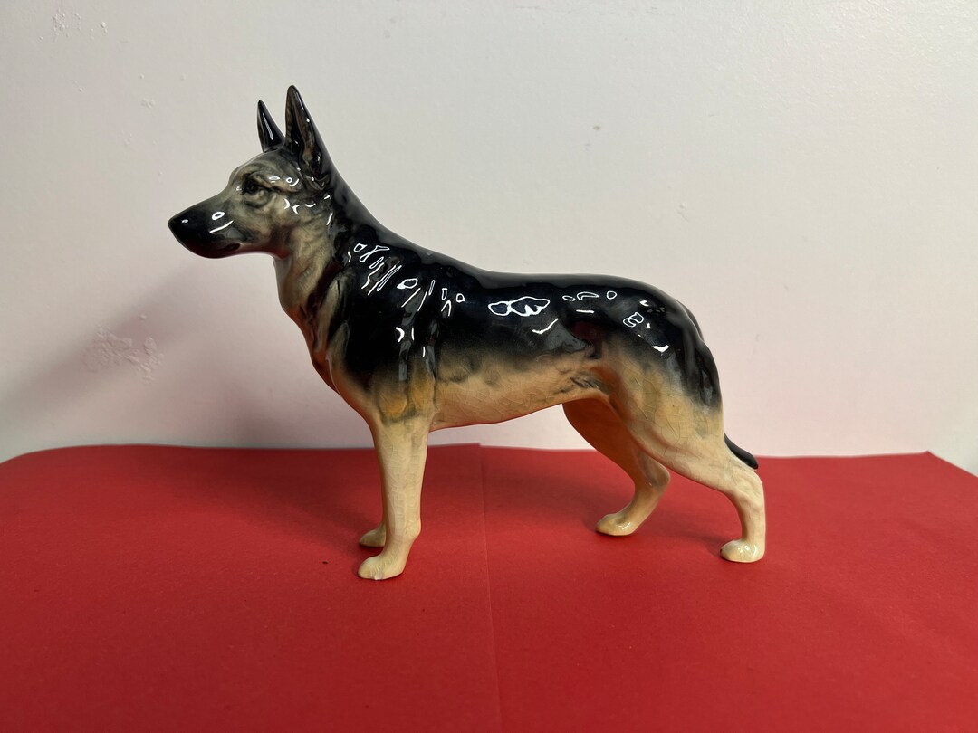 Vintage Beswick Porcelain Alsatian German Shepherd Ulrica of - Etsy