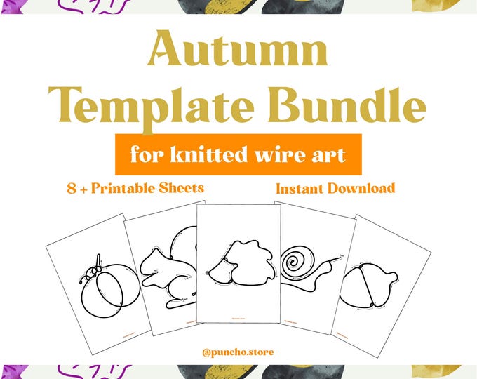 20 Wreath Knitted Wire Art Templates: I-cord Tricotin (PDF Download ...