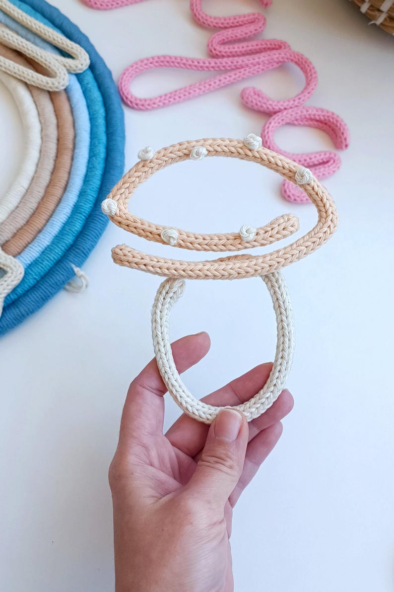 Printable Templates for Knitted Wire Art, Icord Pattern for Wire Craft ...