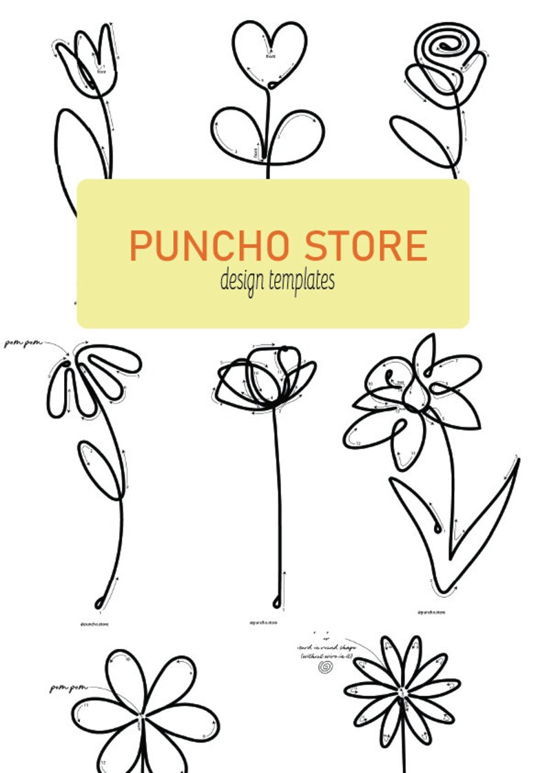 Printable Wire Art Template Bundle Wire Bending Figure Patterns ...