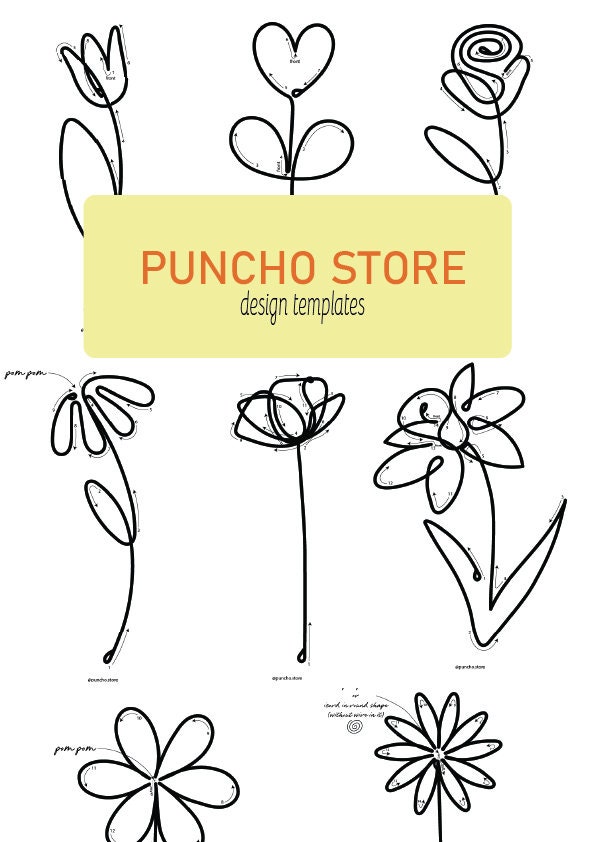 Printable Wire Art Template Bundle Wire Bending Figure Patterns ...