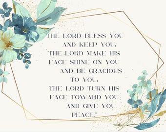 Religious Greeting Card | Bible Verse Card | Religious Card | Bible ...