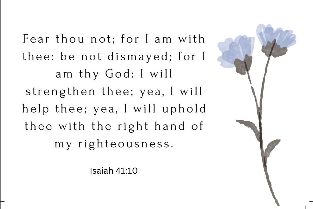 Religious Greeting Card | Bible Verse Card | Religious Card | Bible ...